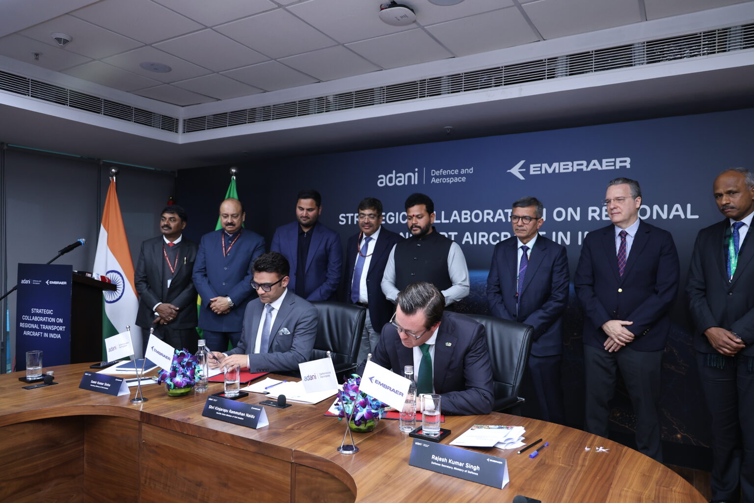 Embraer, Adani Defence & Aerospace sign MoU to establish regional ...